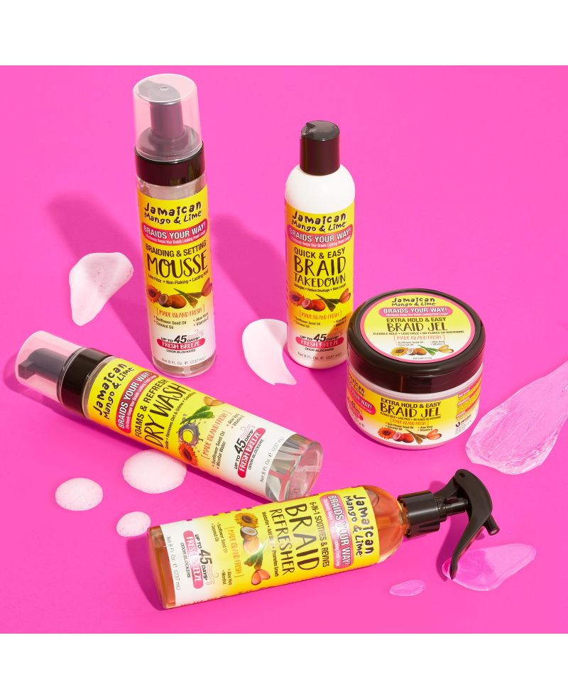 Jamaican Mango & Lime Extra Hold & Easy Braid Jel 227g