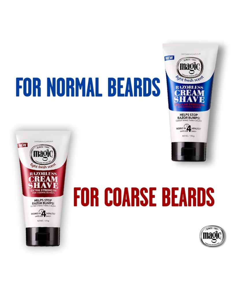 Magic Shave Razorless Cream Shave Extra Strength 170g