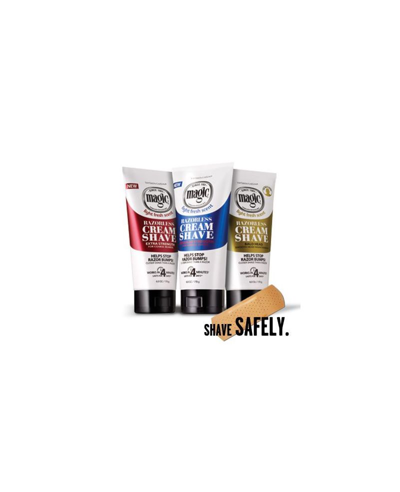 Magic Shave Razorless Cream Shave Extra Strength 170g